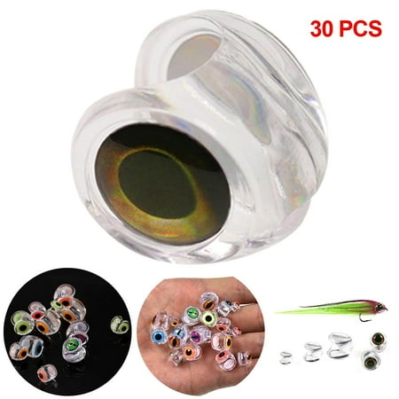 Maoww 30 Pieces Fly Tying Fish Mask Make Streamer Saltwater Realistic ...