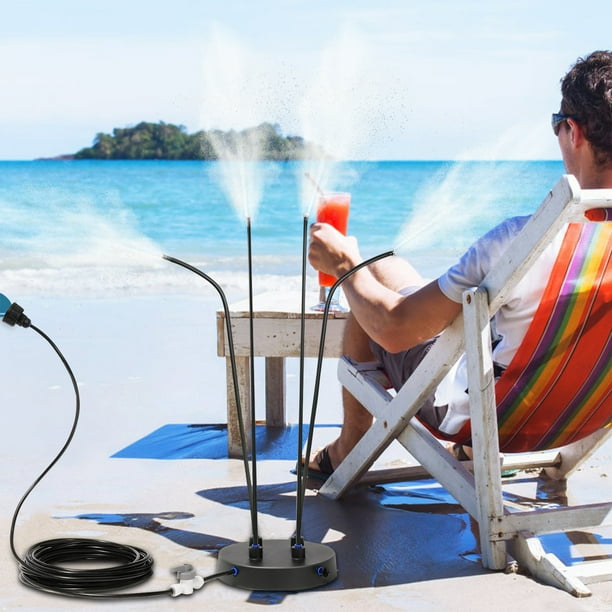 Stand Misting Cooling System ABS Stand Mister Misting Line and 4 Brass ...