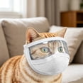 Breathable Cat Grooming Masque, Grooming Tool with Safety Design,Soft ...