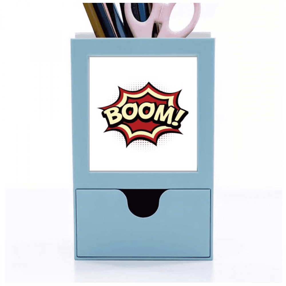 Boom Dialog Fire Art Deco Fashion Desk Supplies Organizer Pen Holder ...