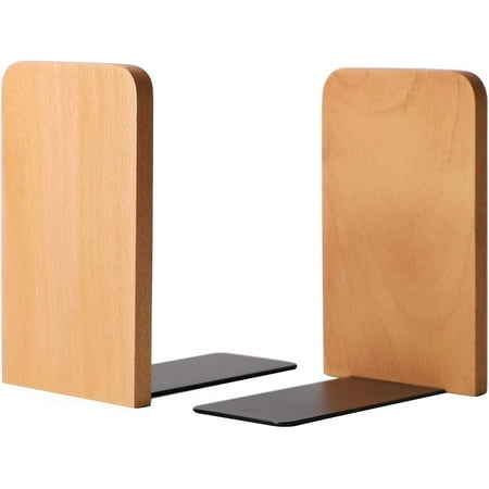 Bookend Brackets For Children, Beech Wood Bookends For Bookshelves ...
