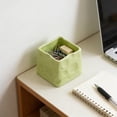 Ceramic Cheese Storage Jar, High-Desktop Organizer for Pens & Cosmetics ...