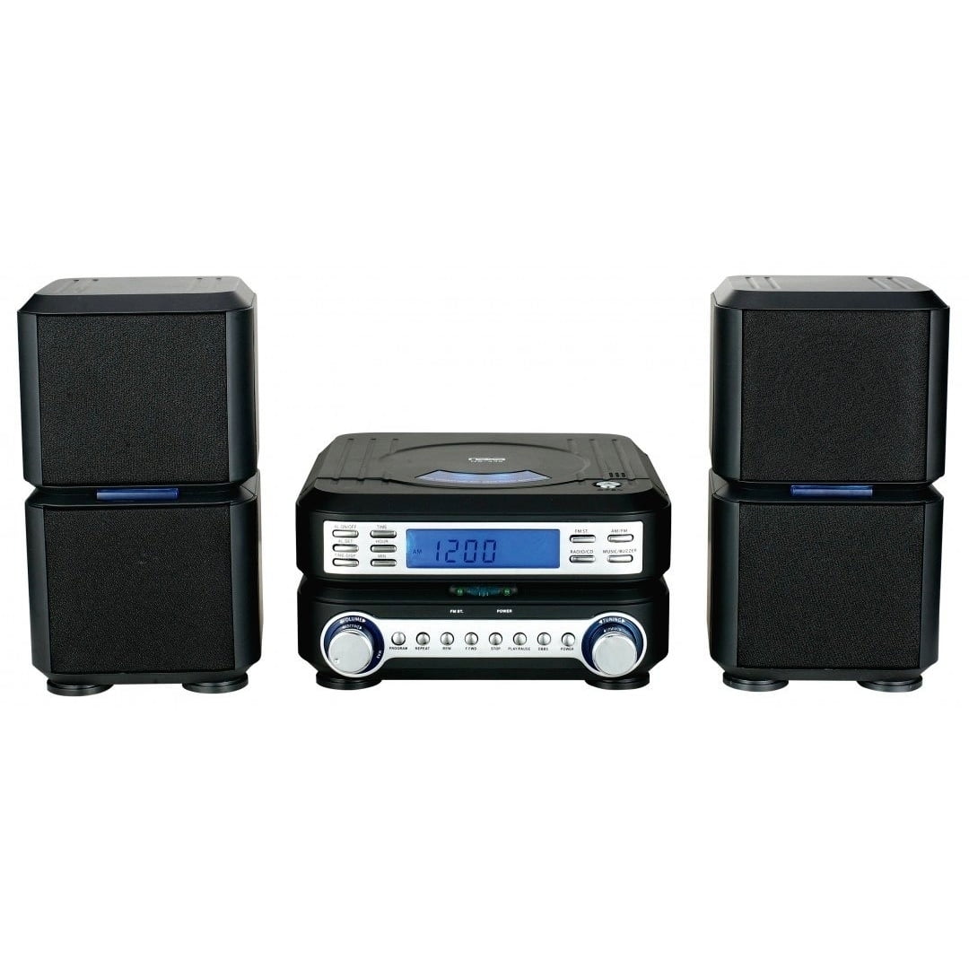 NAXA Electronics NAXA NS-438 Digital CD Micro System with AM/FM Stereo ...