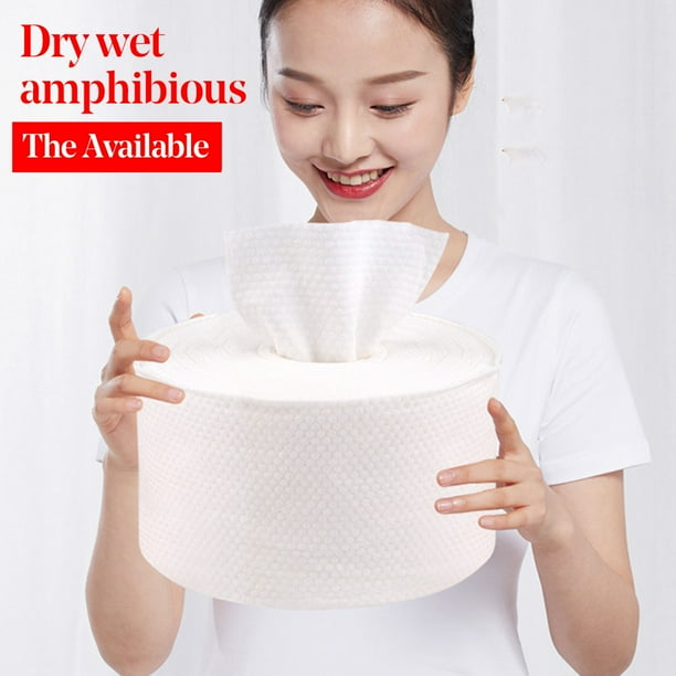 Essen Disposable Face Towel Facial Cleansing Makeup Remover Cotton ...