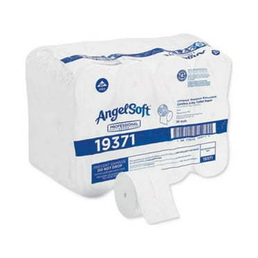 Compact Coreless 2-Ply Recycled Toilet Tissue, 18 Roll Case, High ...