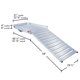 Elevate Outdoor ACC-500 Premium Aluminum Cargo Carrier with Ramp - 500 ...