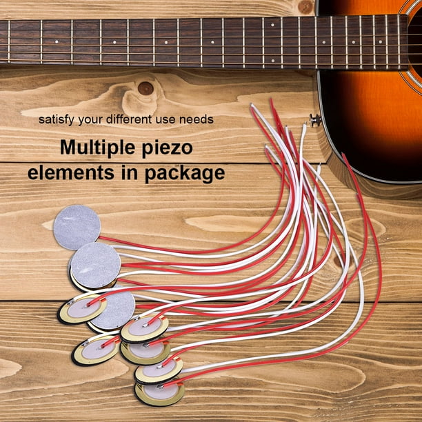 Piezo Element,27mm Piezo Disc Element Piezo Element Guitar Piezo Element Highly Recommended ...