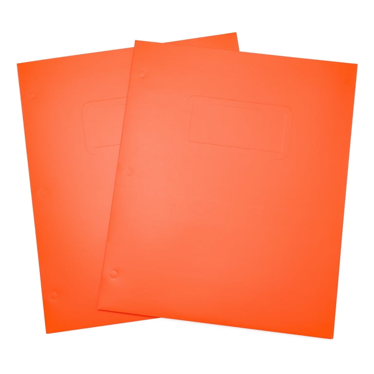 Orange Pocket Folder