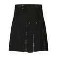 Htigea Clearance Mens Kilt For Men Camo Scottish Utility Kilt Pleated Tactical Kilt Irish
