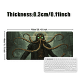 Steampunk Octopus Man Mouse Pad 31.5 x 11.82 inches Rubber Desk Mat ...