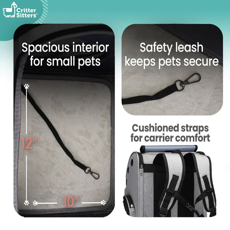 Hands-free Pet Carrier Critter Cuddler Small Animal Carrier - For Pets ...