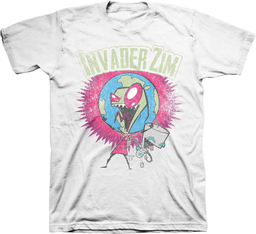 Mens Nickelodeon Invader Zim Shirt - Retro Nick Invader Zim tee ...