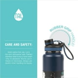TAL Ranger 40 oz Navy and Black Insulated Stainless Steel Water Bottle ...