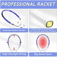 Pro Tennis Racket for Adults, 2 Player 27 inch Speed Tennis Racquet ...