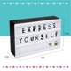 Dream Studio DIY Light Up Cinema Box, Customizable Backlit Message ...