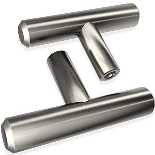 Alpine Hardware Solid Euro Style Bar Handle Pull | 25Pack ~1 3/4 ...