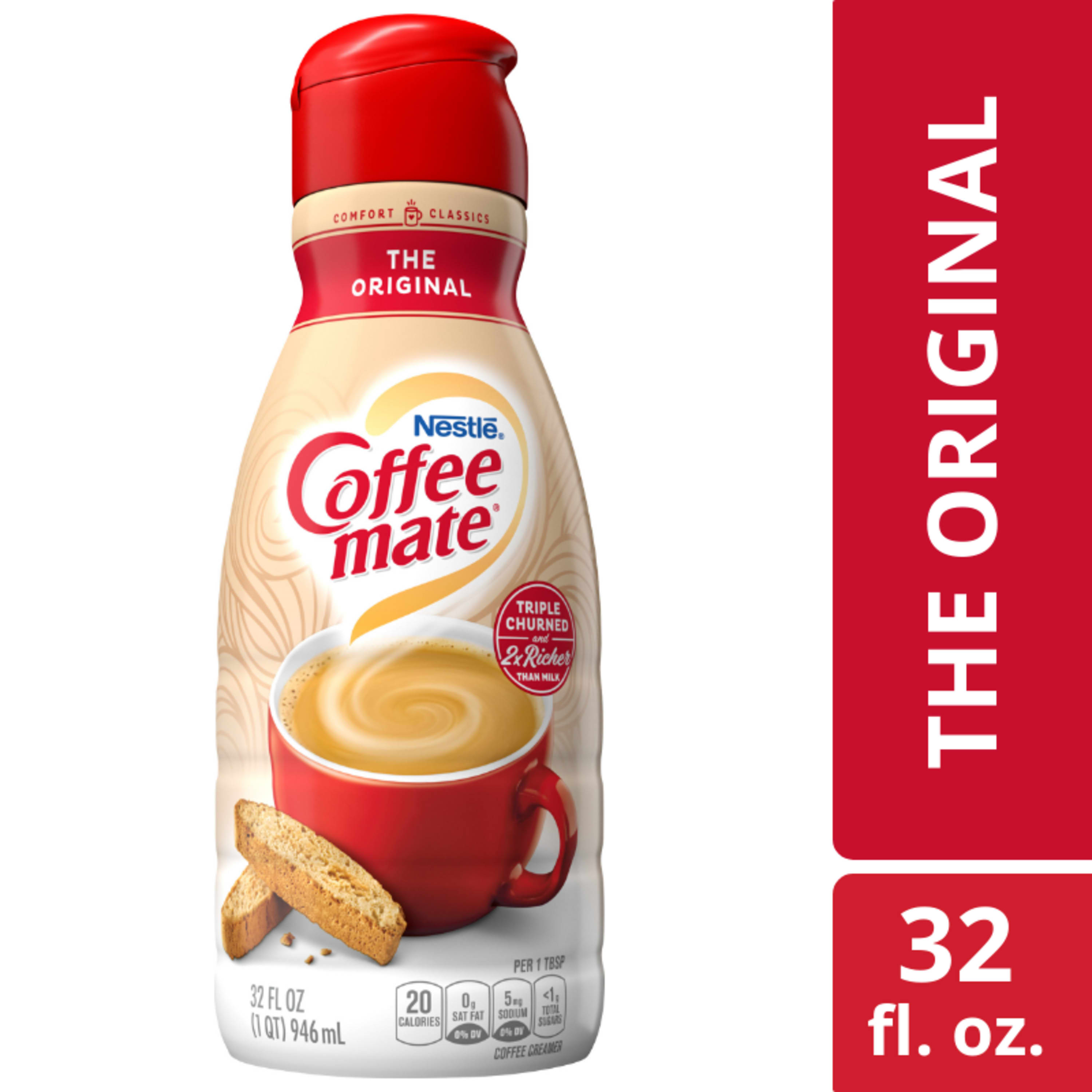 Nestle Coffee Mate The Original Liquid Coffee Creamer 32 Fl Oz Nestle Coffee Mate The Original Liquid Coffee Creamer 32 Fl Oz