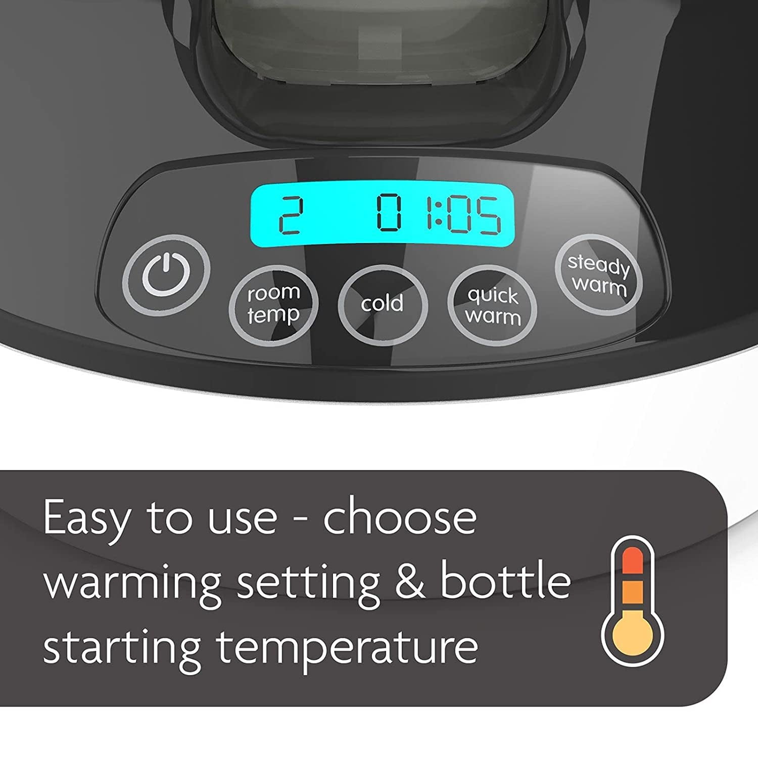 Buy Baby Brezza Electric Baby Bottle Warmer, Breastmilk Warmer + Baby ...