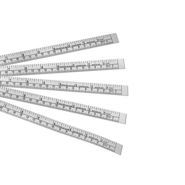 Ruiboury 5pcs Self Adhesive Measure Tape Metric Inch Measure Sewing ...