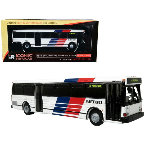 1980 Grumman 870 Advanced Design Transit Bus Metro Houston "40 Park ...