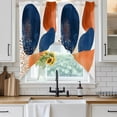 Abstract Graffiti Swag Valances for Windows 36 inches Long, Vintage ...