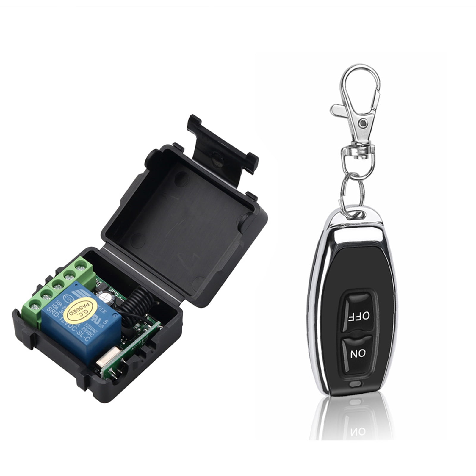 Docooler Smart Home 433Mhz DC 1CH Wireless Remote Switch Relay Receiver ...