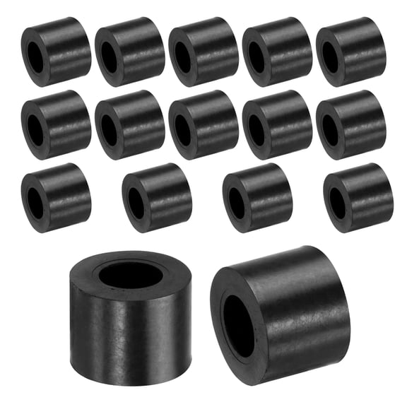 4 Packs Rubber Spacers 50mm OD, 26mm ID, 10mm Height Round Anti ...
