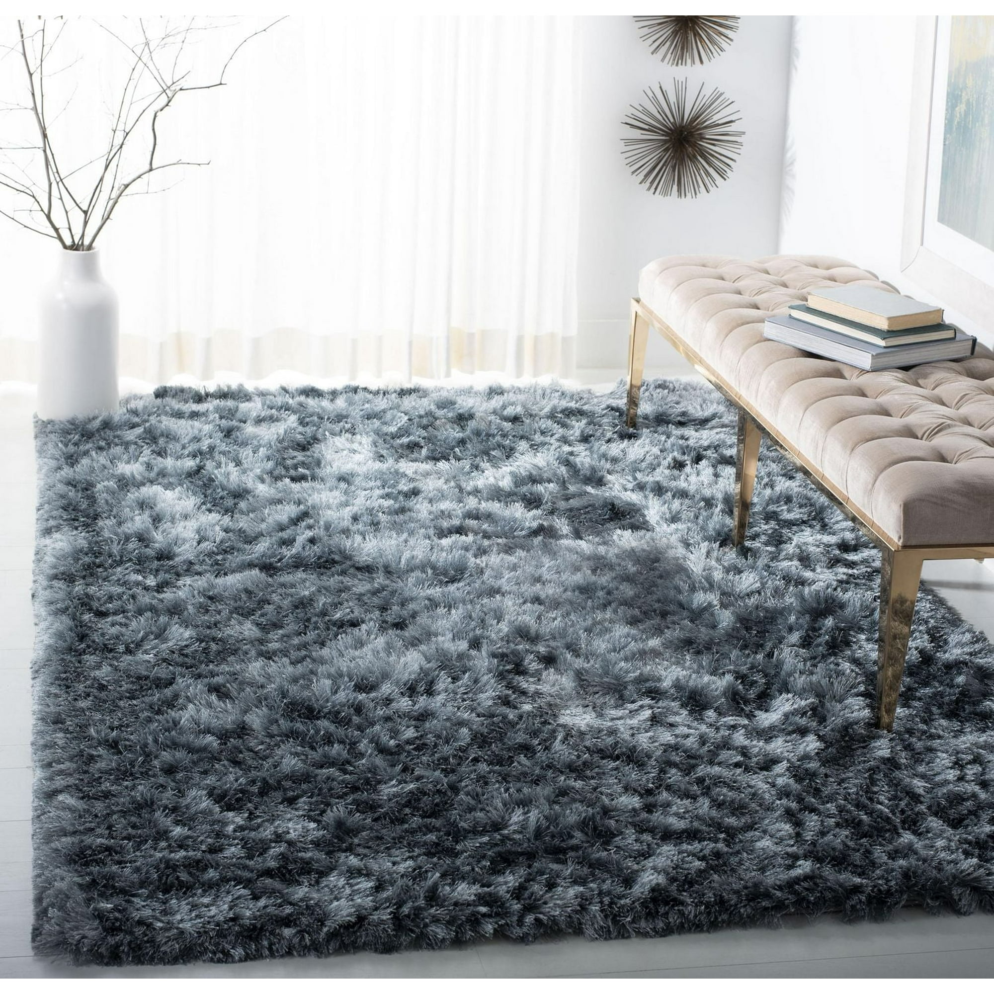 Click here for Safavieh Ocean Trellis Solid Plush Shag Area Rug 9... prices