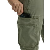 Wrangler® Men's Regular Fit Cargo Pant with Hidden Cell Phone Pocket ...
