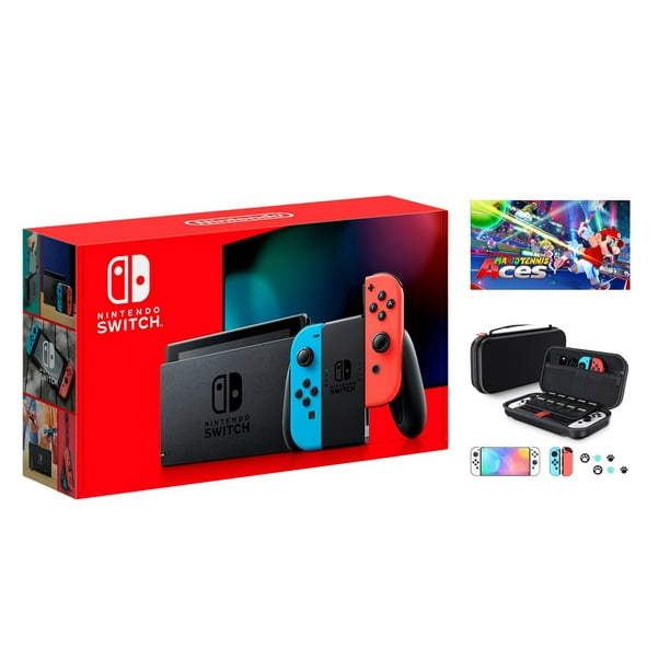 Nintendo Switch Neon Red & Neon Blue Jon-Con Console, 32GB Internal ...
