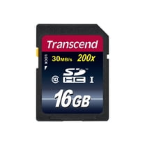 Transcend TS16GSDHC10 Premium High Speed Class 10 SDHC Memory Card ...