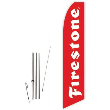 Bingo Red Super Novo Feather Flag - Complete with 15ft Pole Set and ...