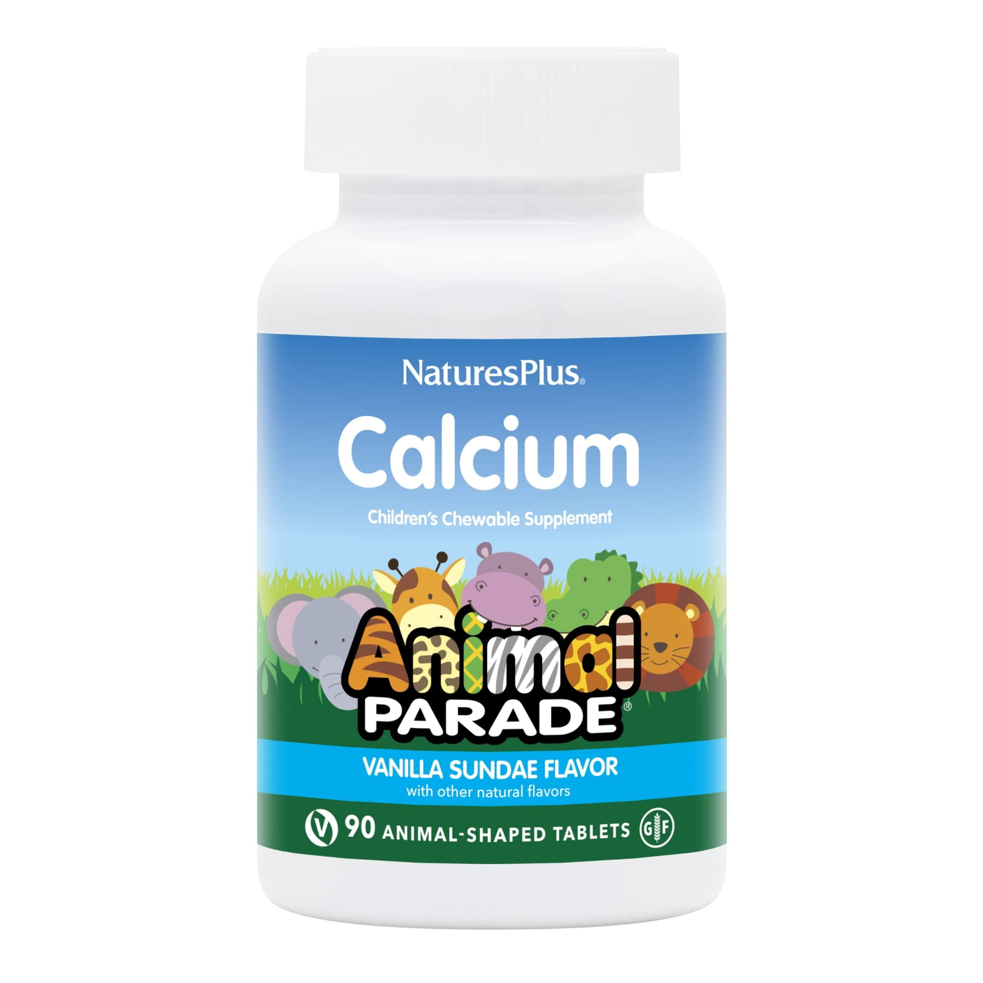 Suplemento NaturesPlus Animal Parade Calcium 90 comprimidos | Walmart ...