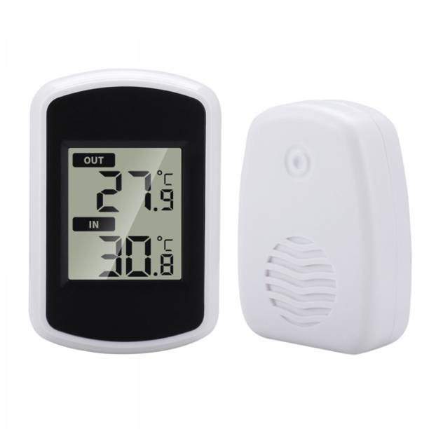 Indoor Outdoor Thermometer Hygrometer Wireless Weather Station ...
