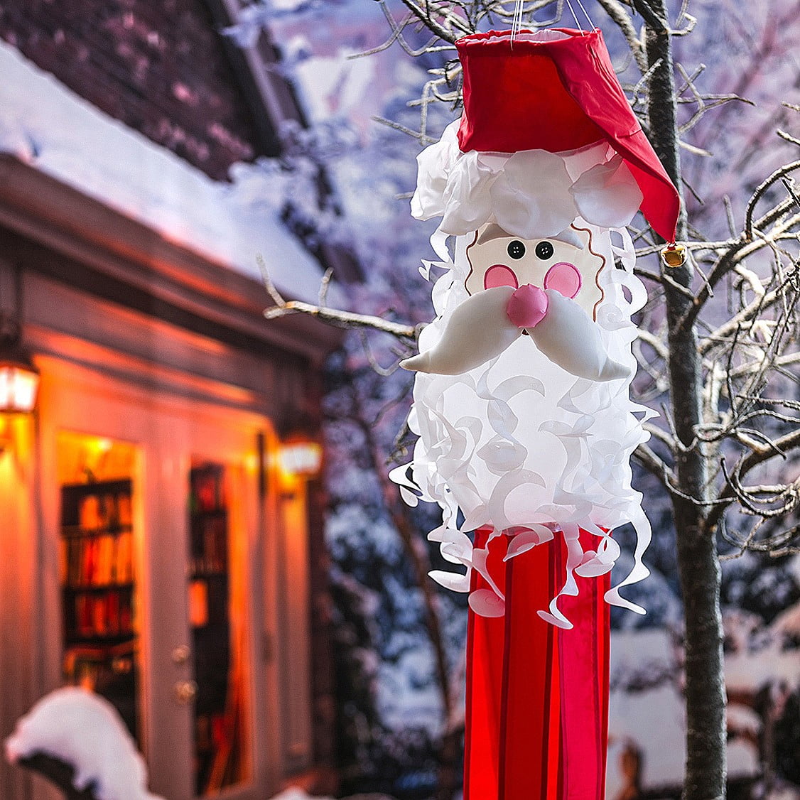 Evergreen Santa Claus Windsock - Walmart.com
