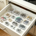 ACDANC 24 Packs Small Clear Plastic Beads Storage Containers Box with ...