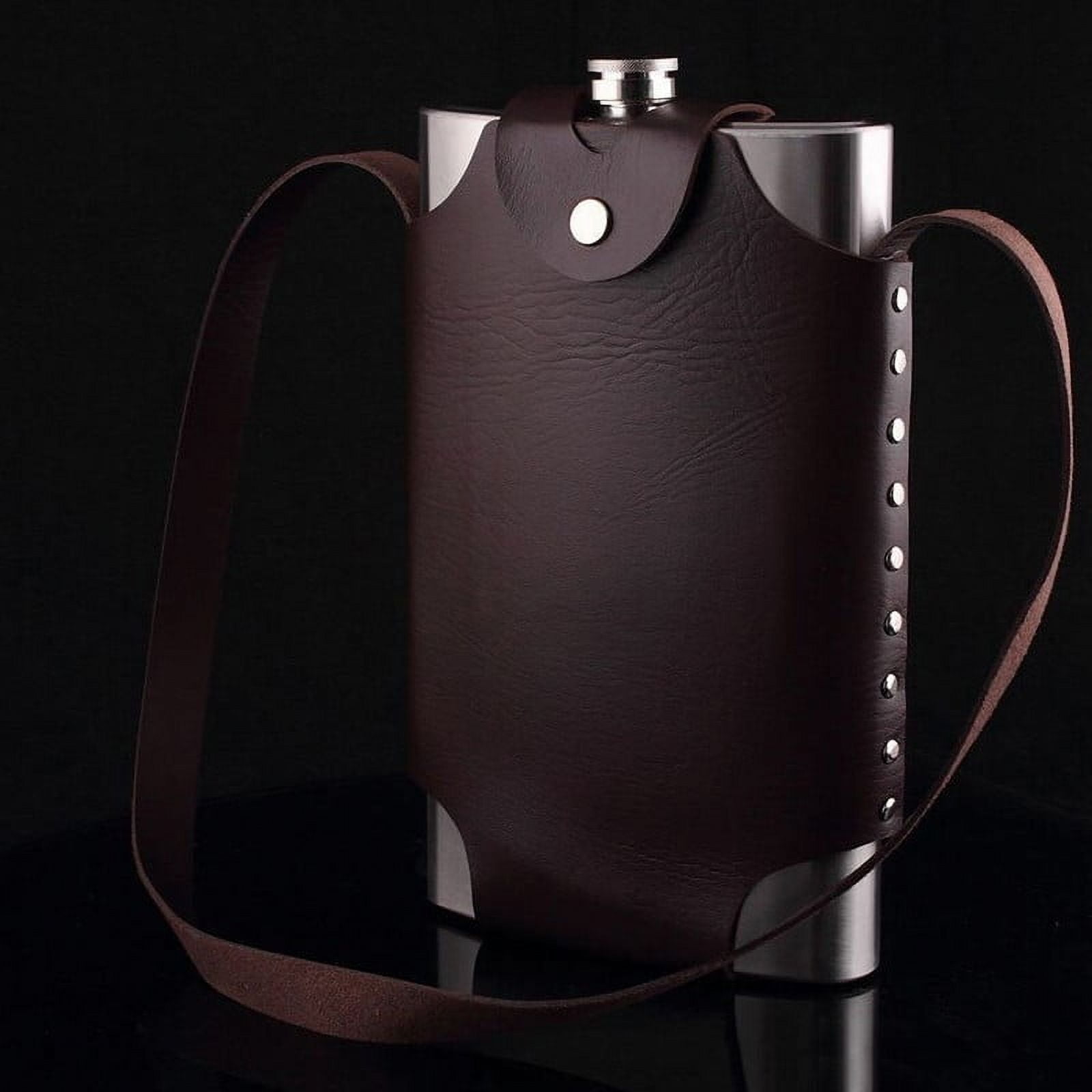Stainless Steel Big 64OZ Outdoor Portable Flagon Wine Pot Metal Bottle ...