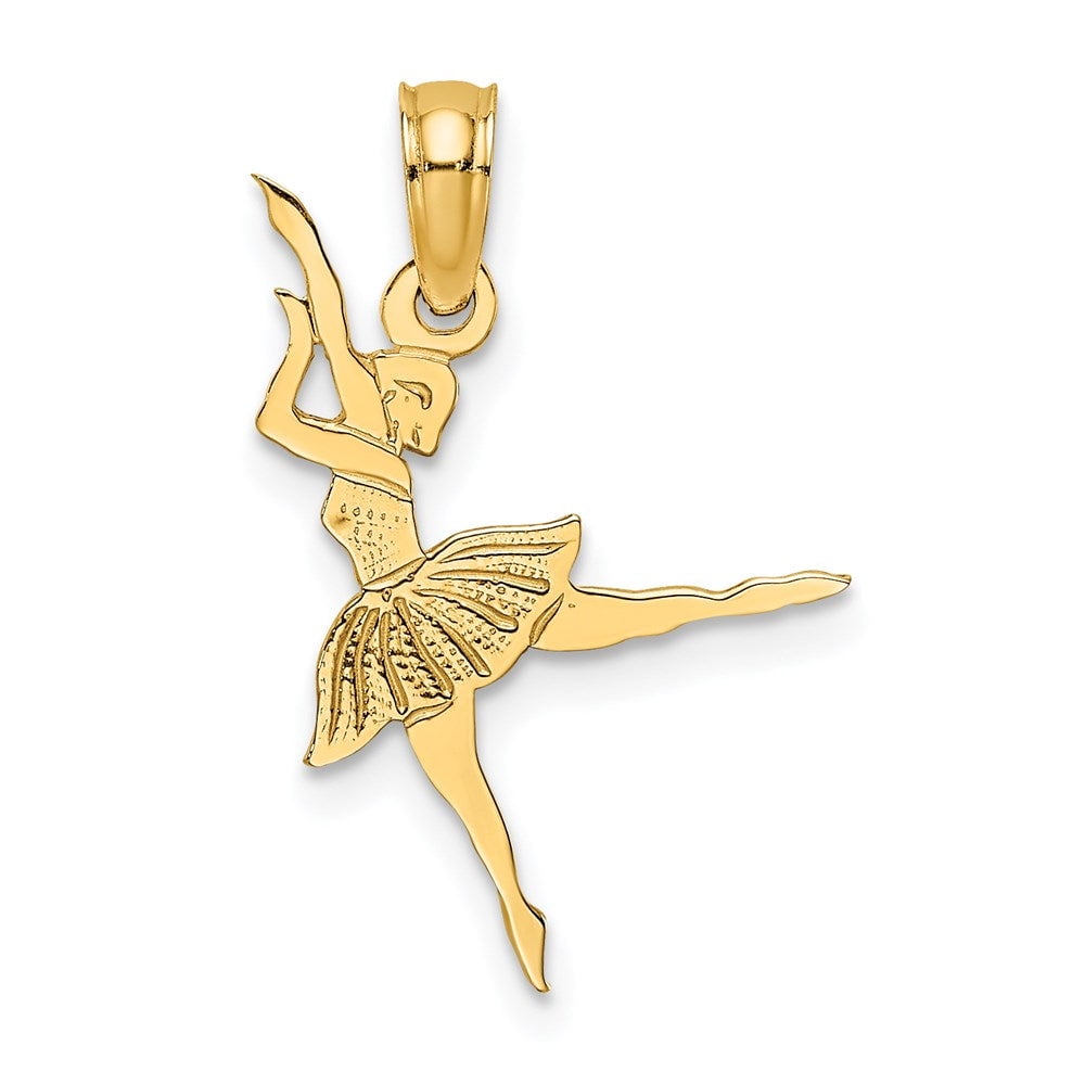 Extel Medium 14k Gold Ballerina Charm - Walmart.com