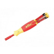 Wiha 28395 7 Piece Insulated Pop Up Screwdriver Set - Slotted/Phillips ...