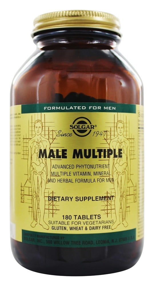 Solgar - Male Multiple - 180 Tablets - Walmart.com - Walmart.com