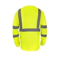 LX Reflective Long Sleeve High Visibility Breathable T-Shirt, Men's, 3 ...