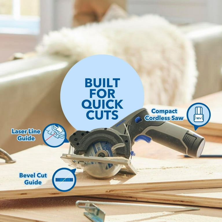 Integrated Laser Guide Saw Dremel Blueprint 12V Brushless Cordless ...