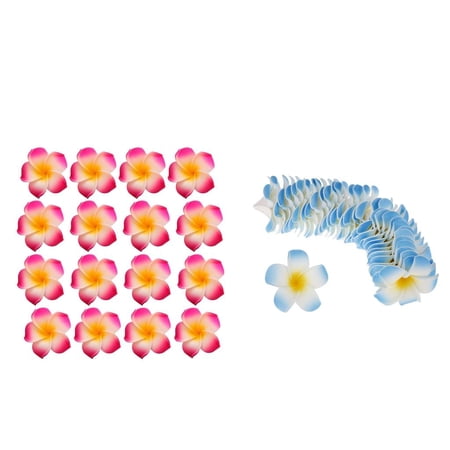200x Hawaiian Frangipani Foam Plumeria Flower Heads Wedding DIY ...
