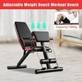 Basic Weight Bench for Home Gym 350lbs Adjustable Workout Benches with ...