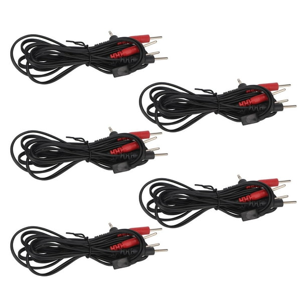 Electrode Cord, 2.5mm Right Angle Plug Promote Blood Circulation 4.6ft ...