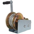 CQSXDA 2500LBS Hand Winch with 32.8ft Cable, Dual-Speed Gear ...