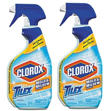Tilex Mold and Mildew Remover Spray, 32 Fluid Ounce, Pack of 2 ...