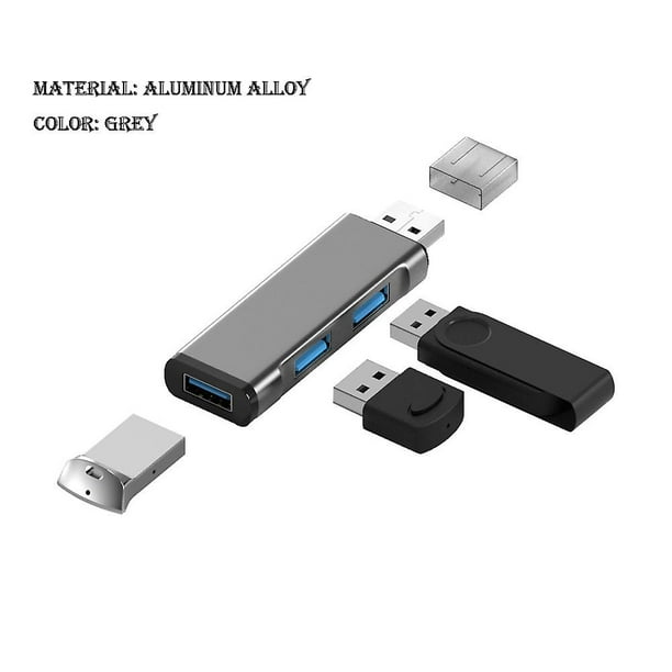 Mini aluminum 3 port usb 3.0 hub usb hub extensions 2.0 hub usb adapter ...
