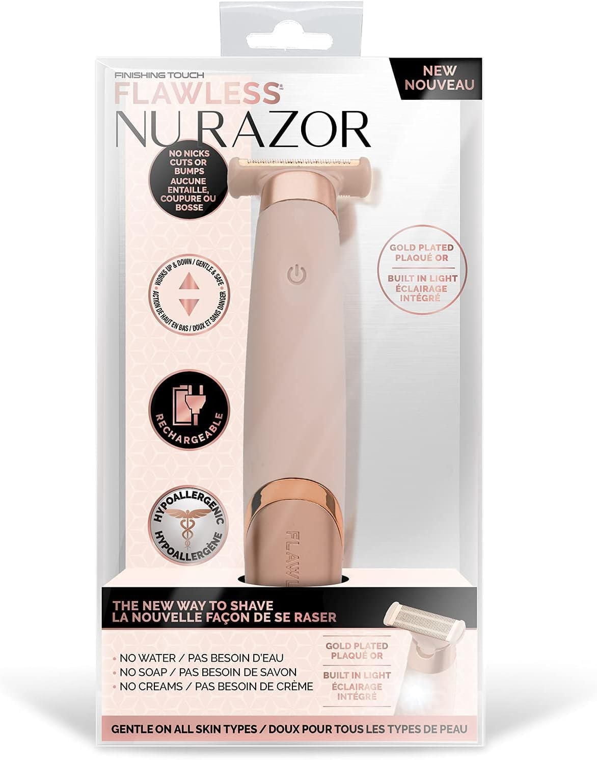 Finishing Touch Flawless Nu Razor Electric Razor, Nu Razor Electric ...