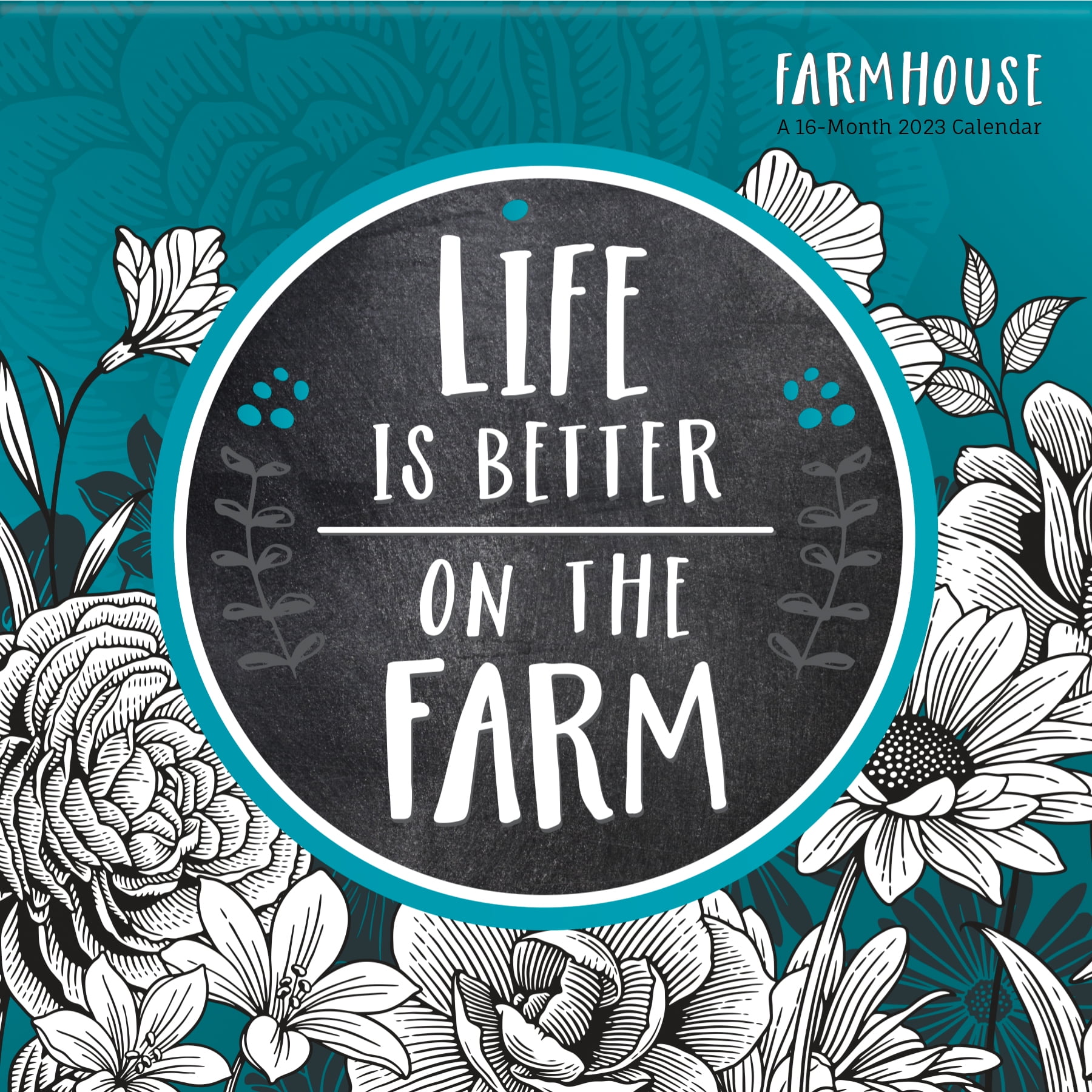 Trends International 2023 Farmhouse Wall Calendar - Walmart.com